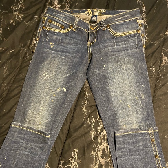 Antique Rivet | Jeans | Antique Rivet Mid Rise Straight Jeans Sz 29x325 ...